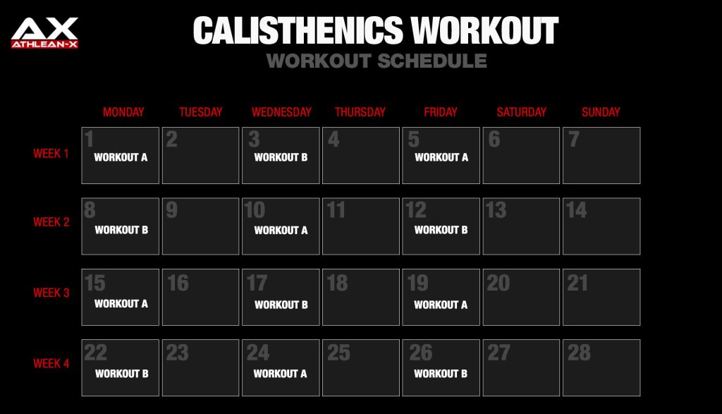 Conquer Your Fitness Goals: The Only 30-Day Calisthenics Workout Plan ...