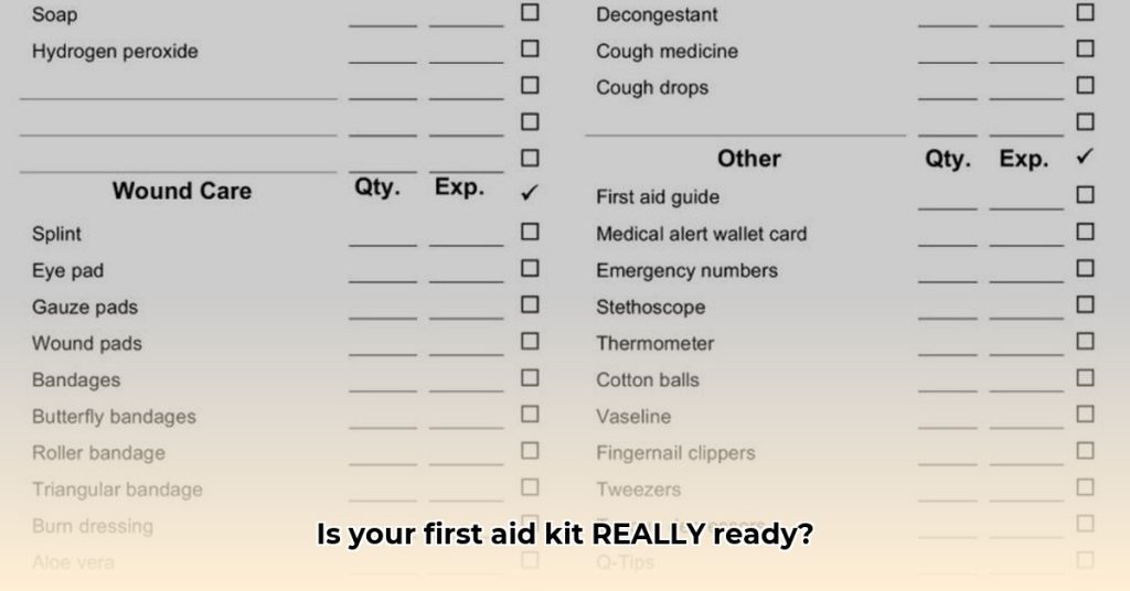 The Ultimate First Aid Kit Inspection Checklist (Free Printable ...