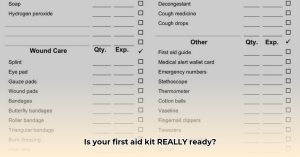 The Ultimate First Aid Kit Inspection Checklist (Free Printable ...