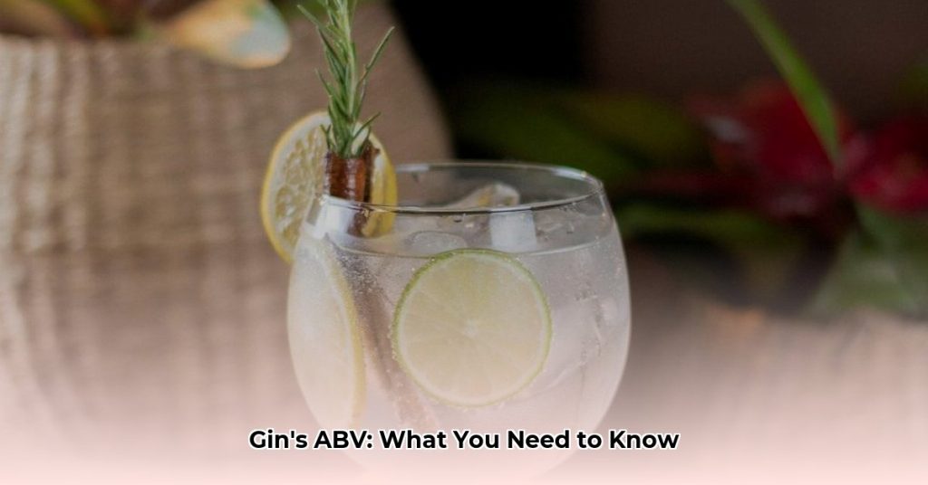 Gin ABV Explained: A Comprehensive Guide to Alcohol Content - Chaztin