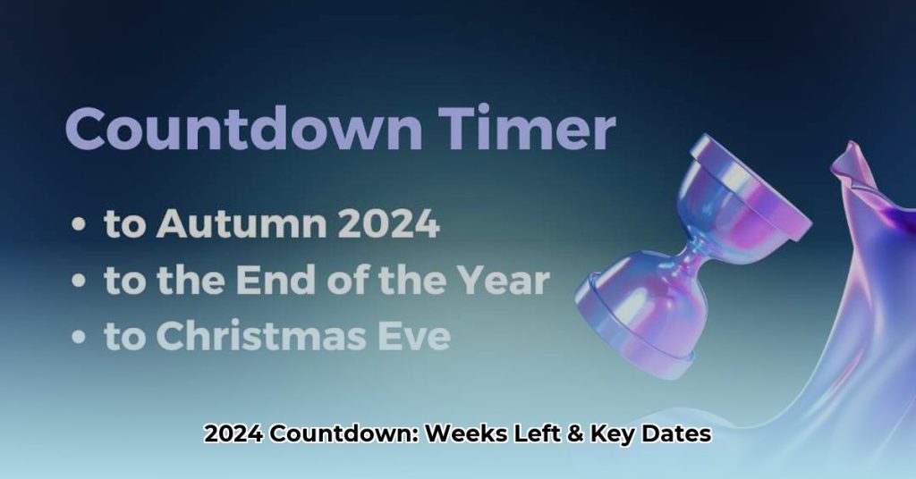 How Many Weeks Left in 2024? (Current Countdown & Key Dates) - Chaztin