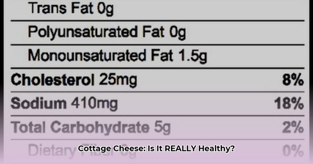 Cottage Cheese Nutrition Label: A Detailed Guide to Calories, Macros ...