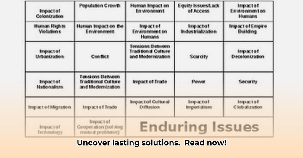 Solve Enduring Issues: A Comprehensive List & Analysis - Chaztin