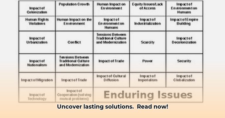 Solve Enduring Issues: A Comprehensive List & Analysis - Chaztin