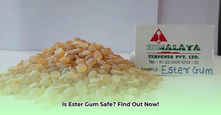 Ester Gum Safety: A Comprehensive Review - Chaztin