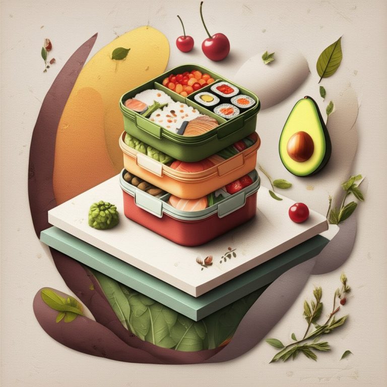 Stacked Bento Box Design Keeps Your Meals Organized and Fresh - Chaztin